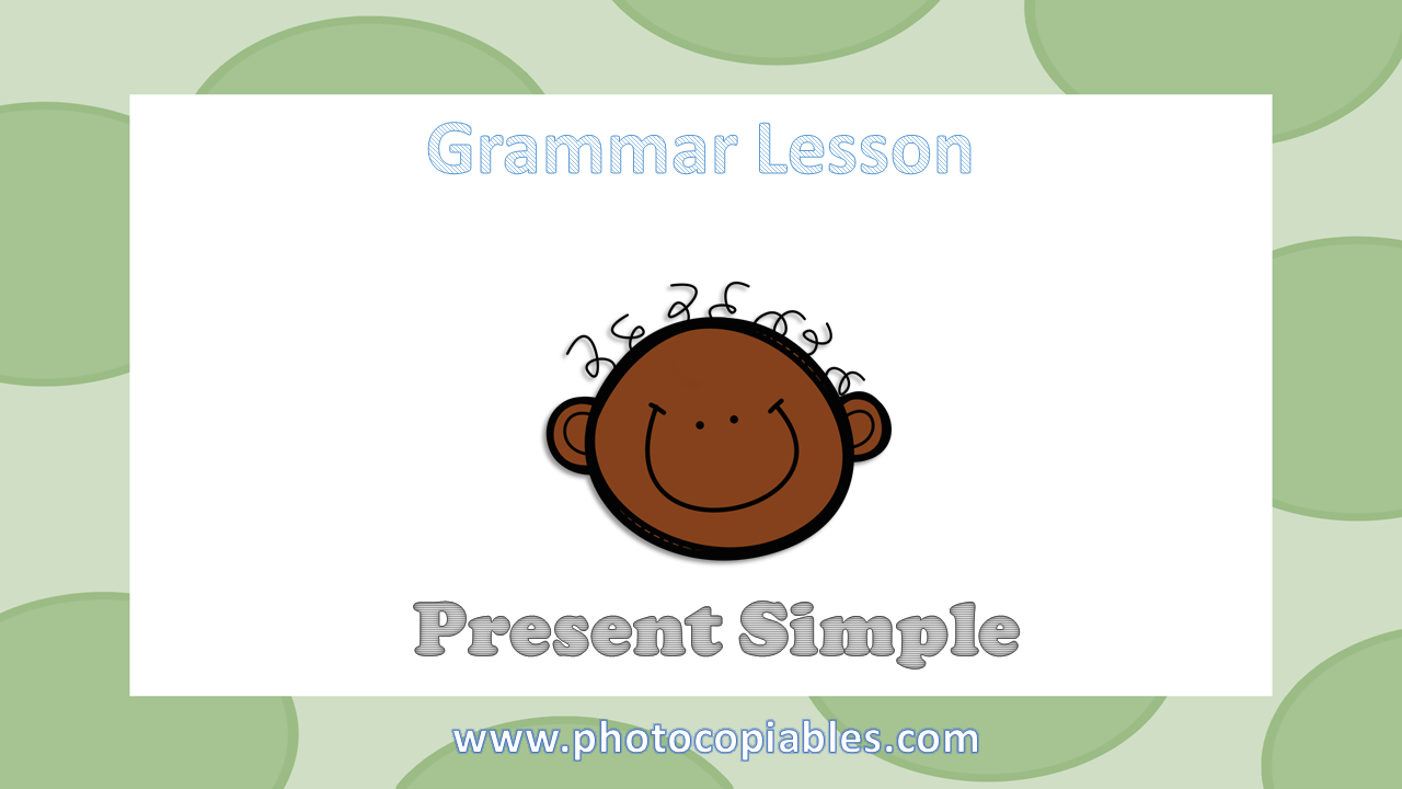 Present Simple Grammar Lesson | photocopiables