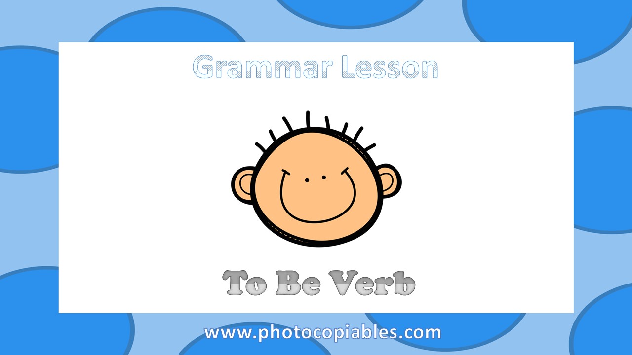 To Be Verb Grammar Lesson | photocopiables